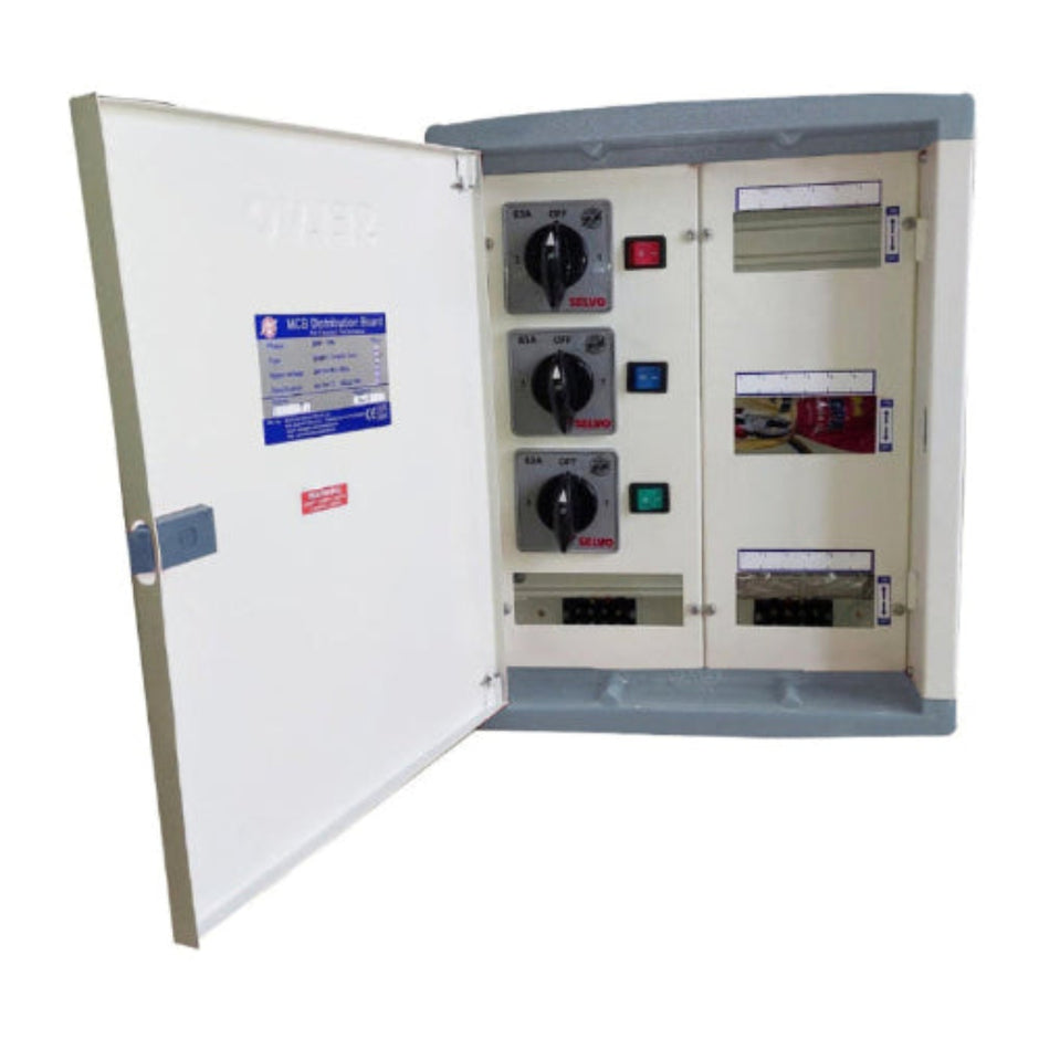 TPN PHASE SELECTOR MCB DISTRIBUTION BOARD – selvoelectricalsindia